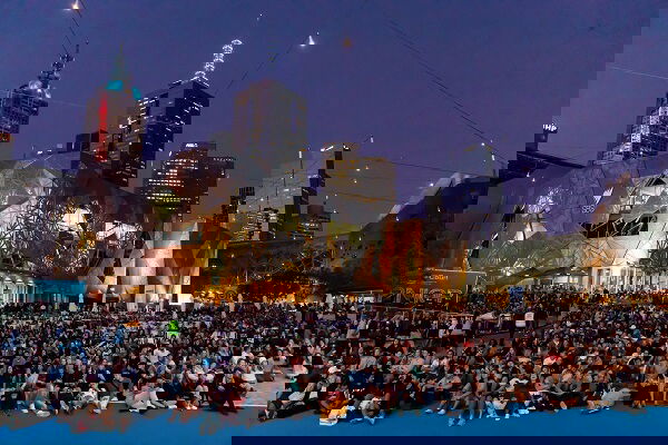 What is Federation Square known for?